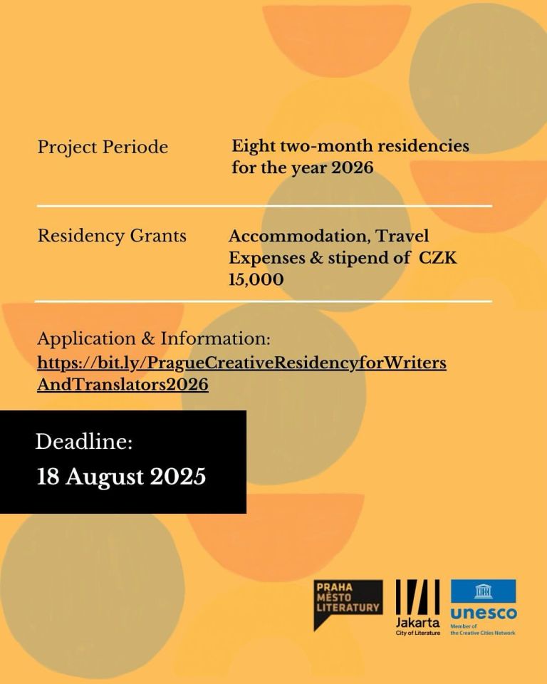Prague Creative Residency for Writers and Translators 2026 – Poetry Prairie